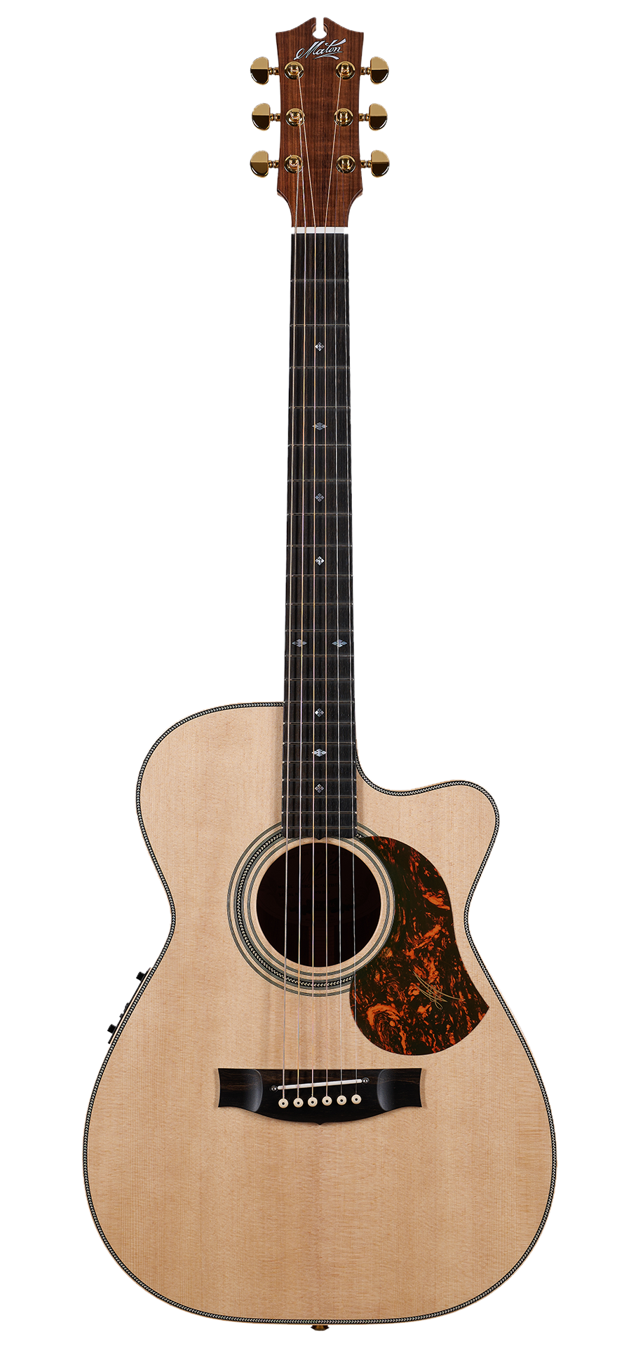 Maton Artist Series EBG808C-ARTIST - Spruce Top, Blackwood Back & Side ...