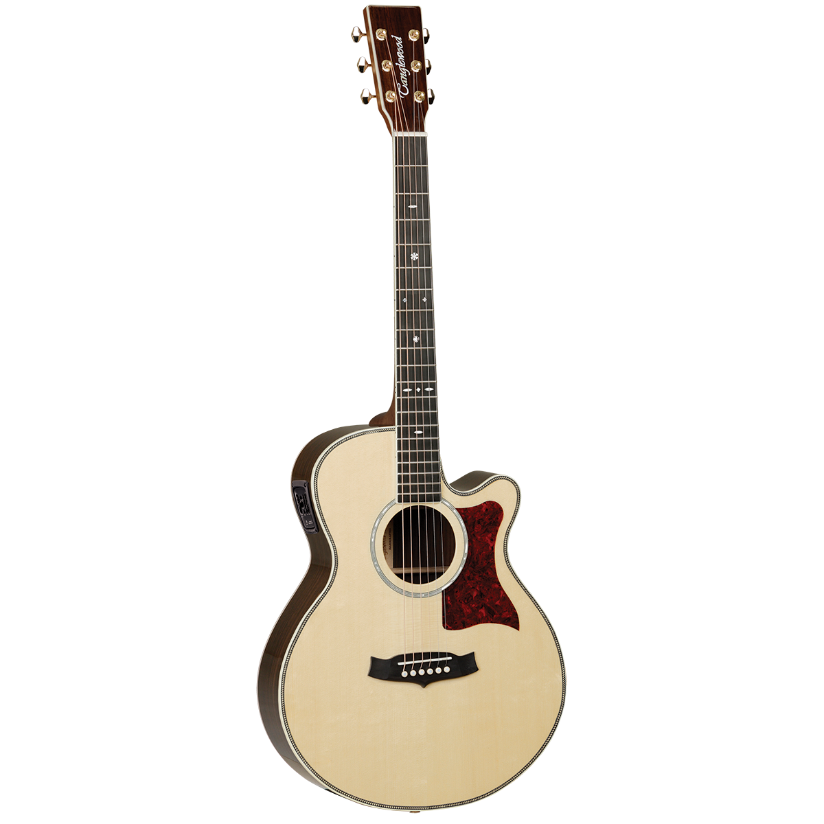 Tanglewood TW45HSRE Heritage Superfolk Cutaway Electric with ABS Case ...
