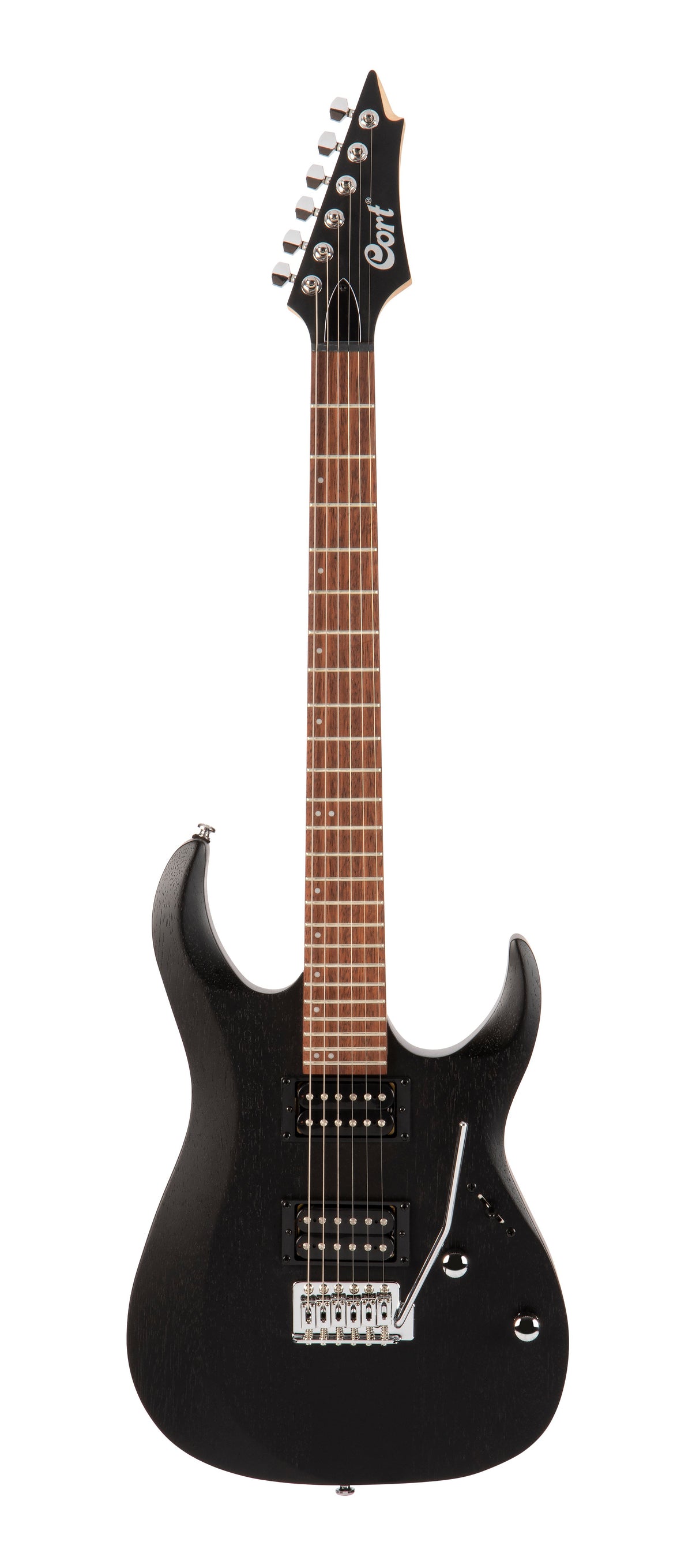 Cort X100 OPBK Electric Guitar Open Pore Black — Buzz Music